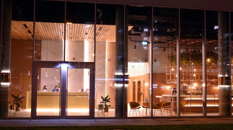 Interior of HUB Office Building. Editorial Stock Photo - Image of ...