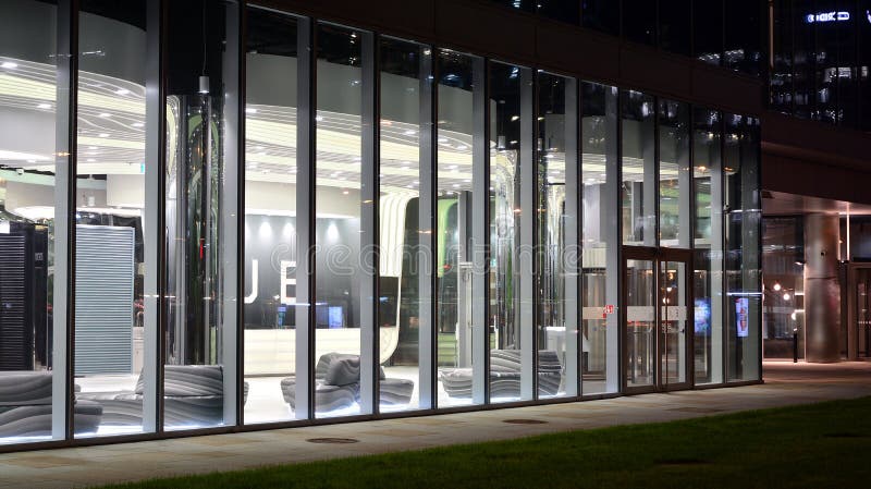 Interior of HUB Office Building. Editorial Image - Image of corridor ...