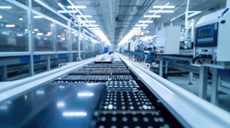 The Huge Factory for the Production of Modern Microchips Stock ...