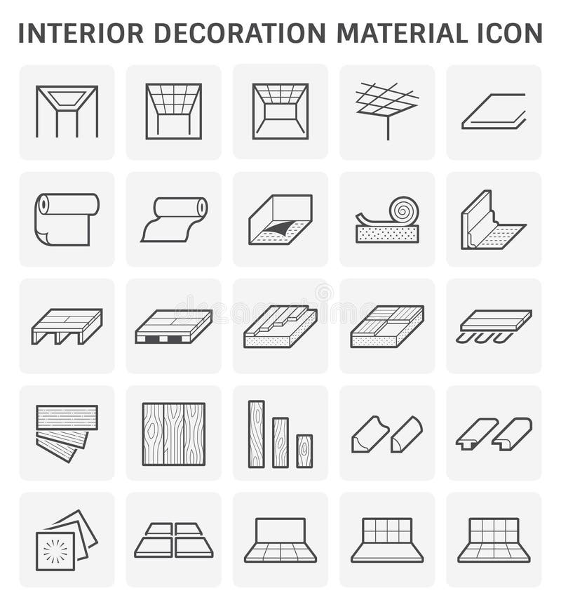 Interior icon design stock vector. Illustration of decoration - 130467459