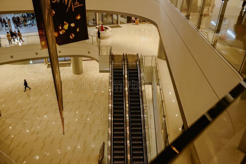 Interior of IFS Shopping Center,Chengdu Editorial Photo - Image of ...