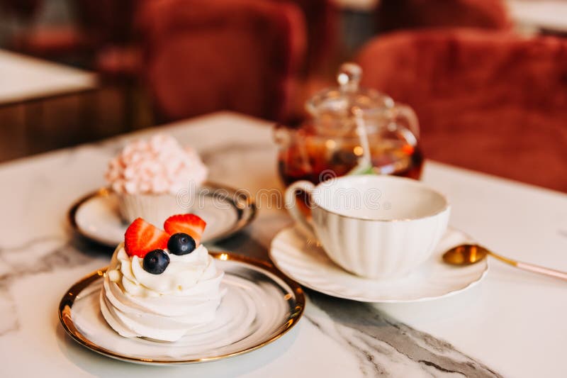 Interior Image of Cozy and Stylish Tea Room Stock Photo - Image of ...