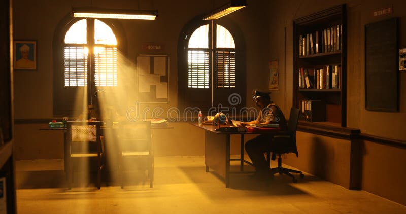 Interior of Indian Police Station Stock Footage - Video of horror ...
