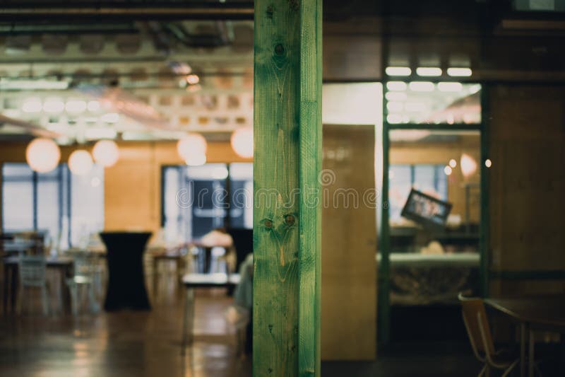 Interior of a Industrial Building into a Event Site Stock Image - Image ...