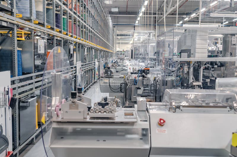 Interior of an Industrial Workshop or Shop Inside for the Production of ...