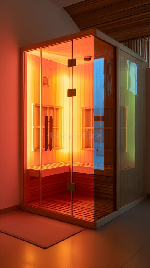 Interior of Infrared Sauna and Spa Concept. Stock Image - Image of bath, sweat: 308613575