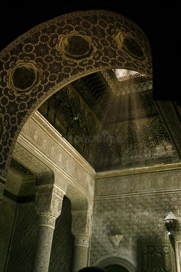 Interior of an Islamic Temple Stock Photo - Image of culture, detail ...