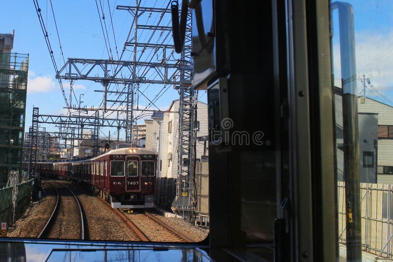 Interior of Japan Train Controller of Front Editorial Stock Image ...