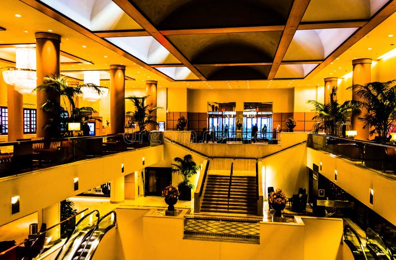 The Interior of the JW Marriot in Washington, DC. Editorial Photography ...