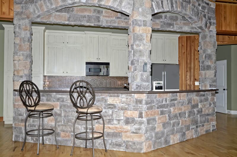 Kitchen Area of a House stock image. Image of area, metal - 90797391