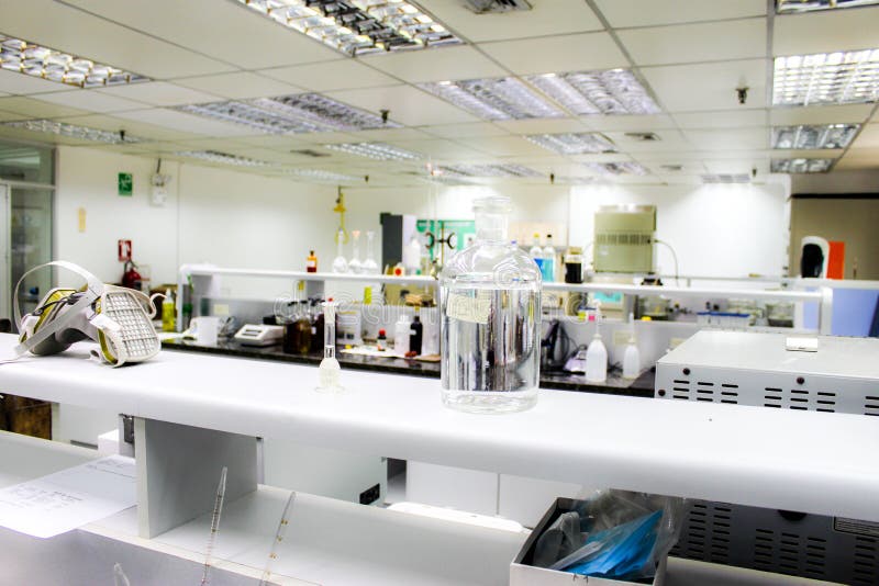 Interior of a Laboratory Full of Apparatus and Equipment Stock Image ...