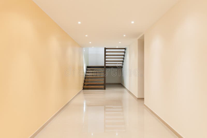 Interior, large corridor stock photo. Image of building - 42165934