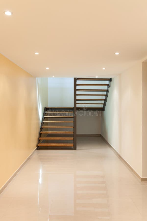 Interior, large corridor stock image. Image of sparse - 43296467