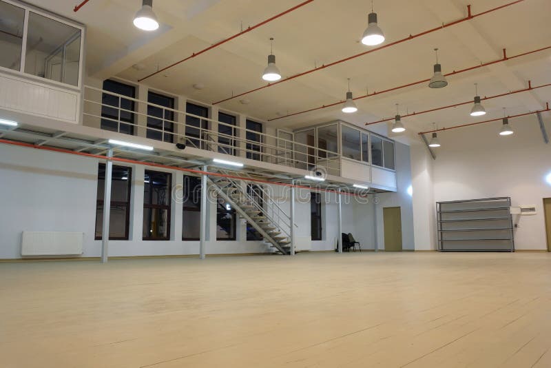 Interior of a Large Empty Room Stock Photo - Image of house, bright ...