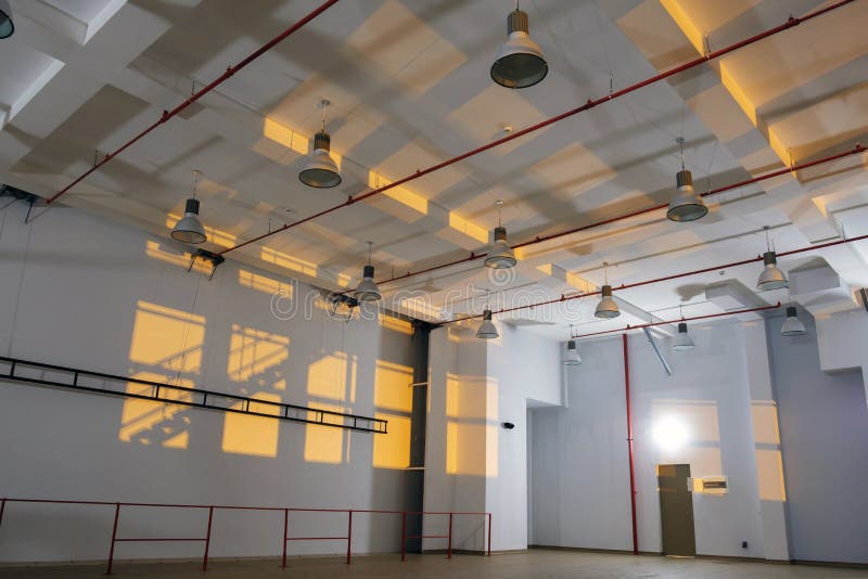 Interior of a Large Empty Room Stock Image - Image of huge, empty ...