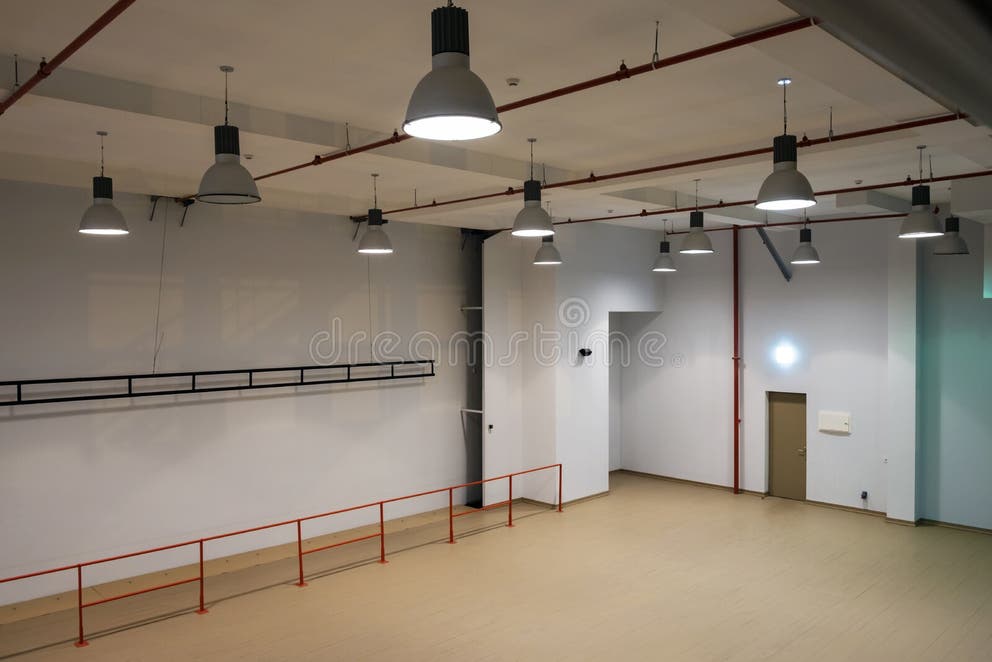 Interior of a Large Emty Room Stock Photo - Image of design, office ...