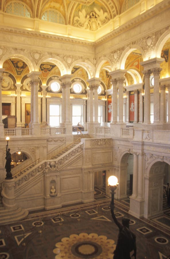 Library of Congress - Front View Editorial Photo - Image of federal ...