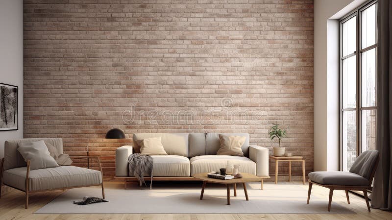 Interior Light Brick Texture Stock Illustration - Illustration of ...
