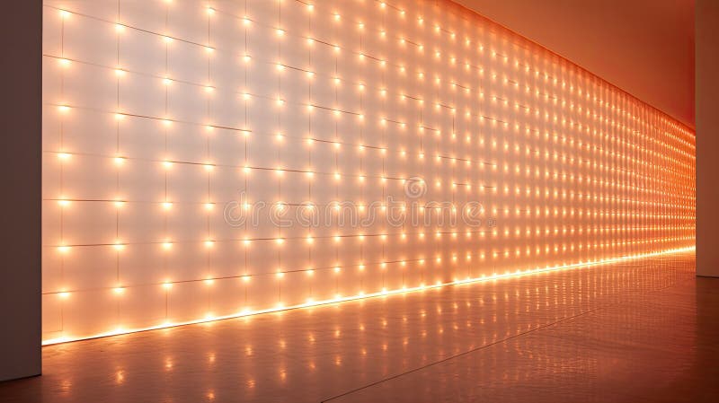 Interior light wall stock illustration. Illustration of ambiance ...