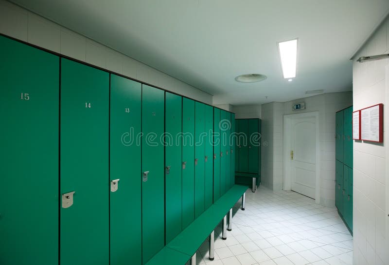 Interior of locker room stock photo. Image of indoor - 22451064