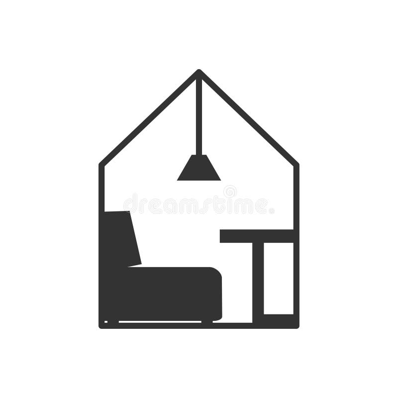 Interior Logo Template. Icon Illustration Brand Identity. Isolated and ...