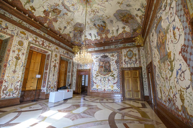 Interior of Lower Belvedere Palace in Vienna, Austria Editorial Image ...