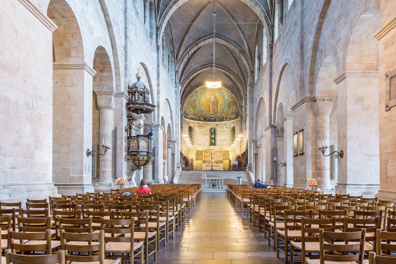 Interior of Lund Cathedral in Soft Light Stock Photo - Image of europe ...
