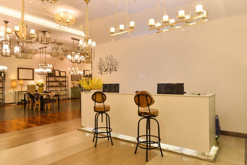 Lighting shop front stock photo. Image of furniture, contemporary ...