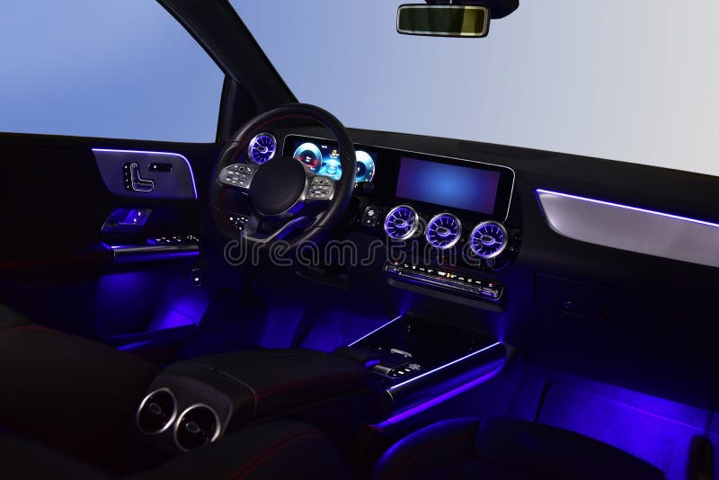 Inside Car Front View