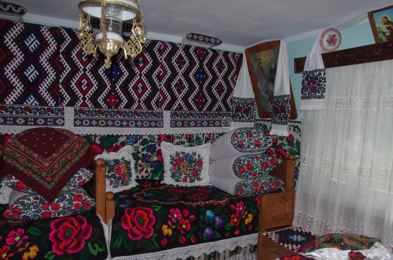 Interior in Maramures stock photo. Image of culture, travel - 76528860