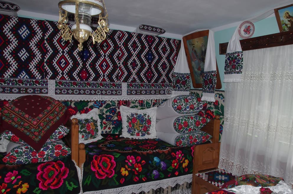 Interior in Maramures stock photo. Image of culture, travel - 76528860