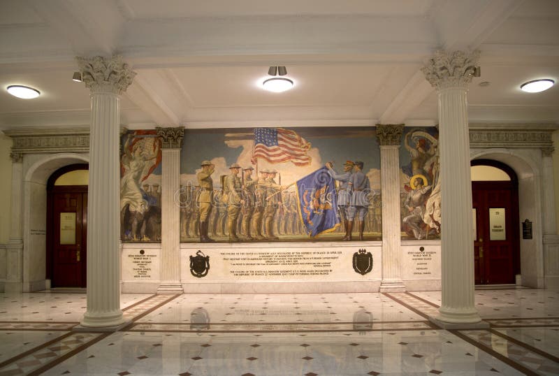 Interior of Massachusetts State House at Boston Editorial Image - Image ...