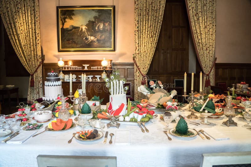 Interior of a Medieval Castle Stock Photo - Image of architecture ...