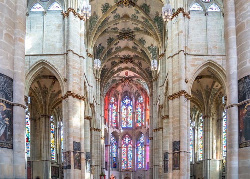 Interior of Cathedral in Trier, Germany Stock Photo - Image of europe ...