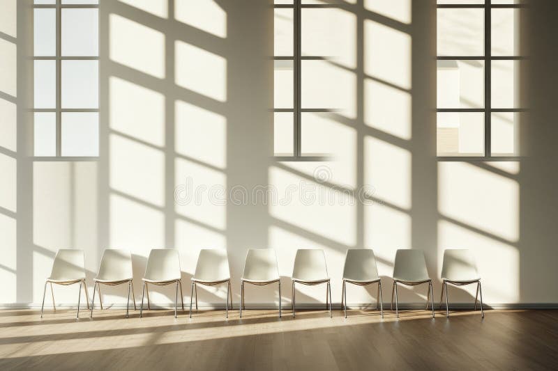 Interior Meeting Room Visual in Ultra High Definition with a Wall ...