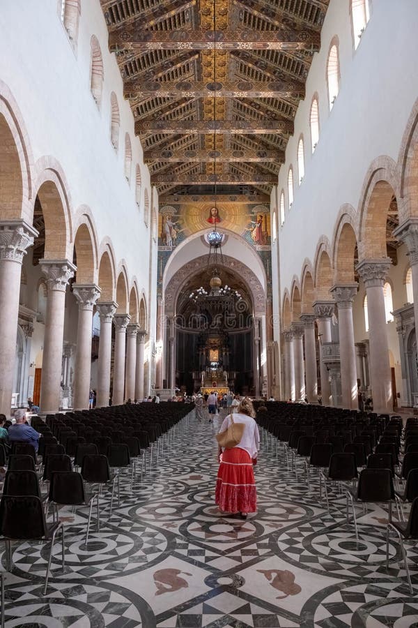 Interior of Messina Cathedral in Messina Italy Editorial Photo - Image ...