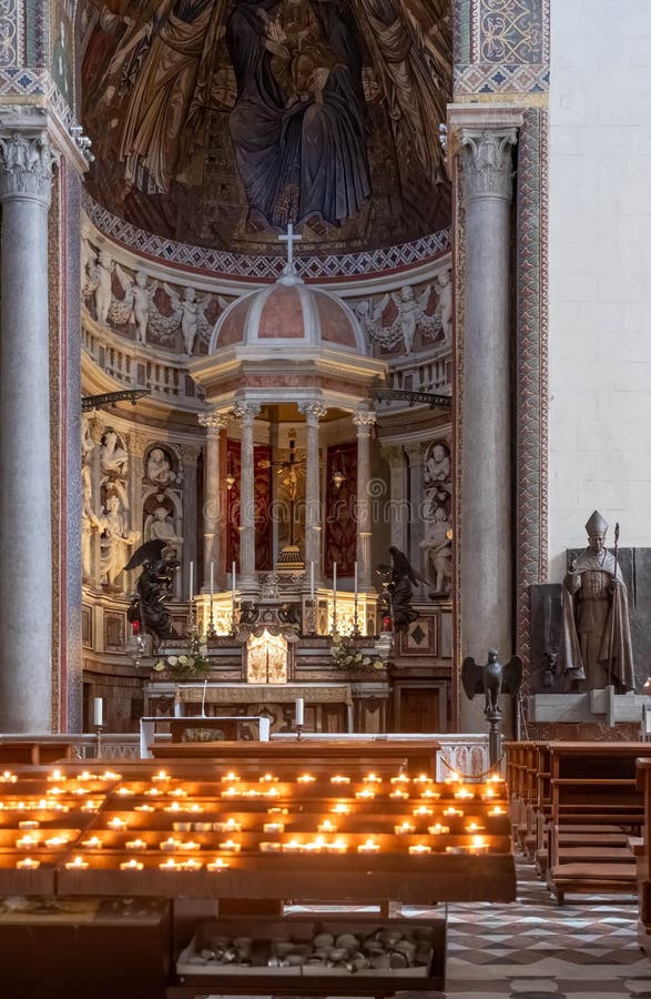 Interior of Messina Cathedral in Messina Italy Editorial Stock Photo ...