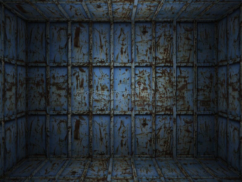 Interior metal rusty room stock image. Image of dark - 12780595