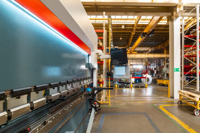 The Interior of the Metalworking Shop. Modern Industrial Enterprise ...