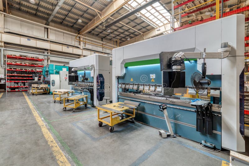 The Interior of the Metalworking Shop. Modern Industrial Enterprise ...