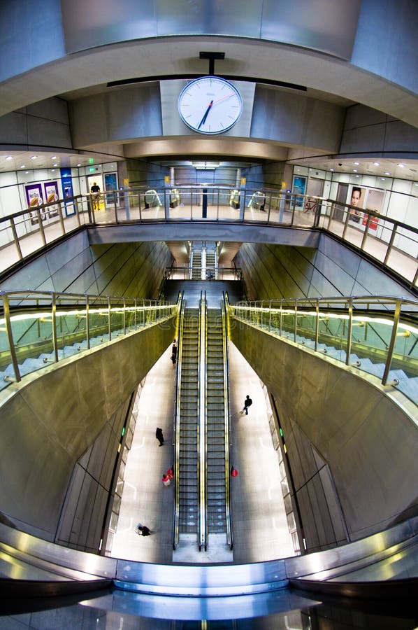 Interior of metro station editorial photo. Image of pedestrian - 27748461
