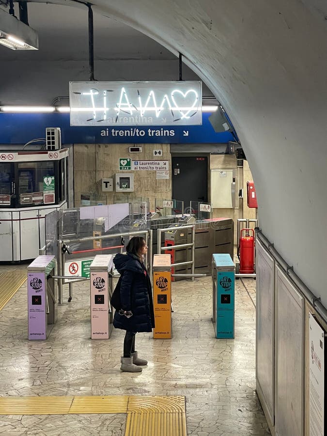 Interior of the Metro Station Entrance Editorial Photo - Image of ...