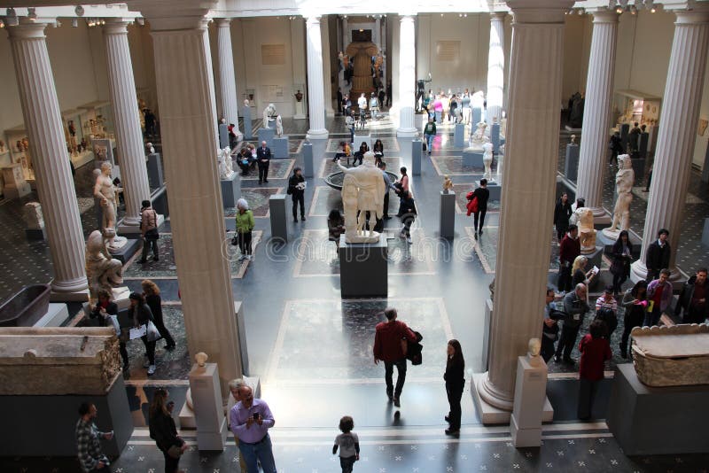 Interior Metropolitana Del Museo Imagen de archivo editorial - Imagen ...