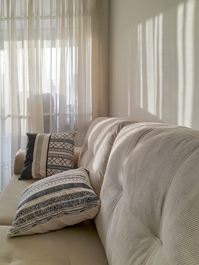 Minimal Style Living Room stock image. Image of minimalistic - 197161973