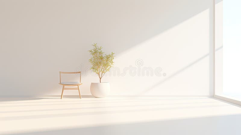 Interior minimal sun stock illustration. Illustration of large - 321079229