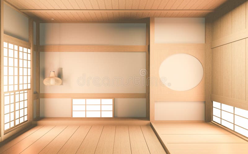 Room Interior Mock Up Japan Room Design Japanese-style and the White ...