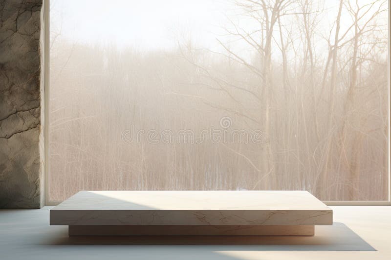 Interior Mock Up, Simple Background, Daylight from Windows, Abstract ...