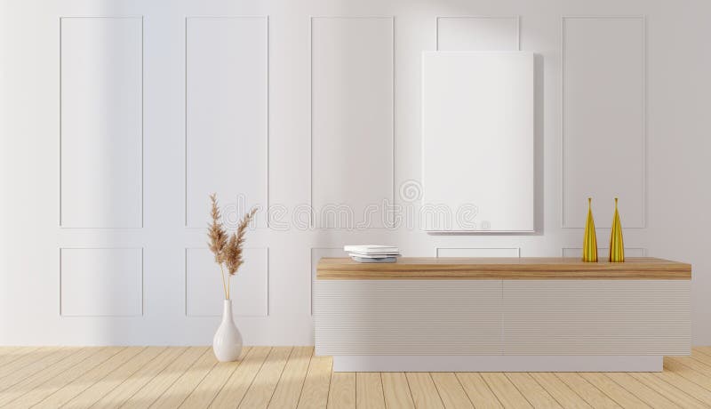 Interior Mock Up and Template Design for Idea Stock Illustration ...