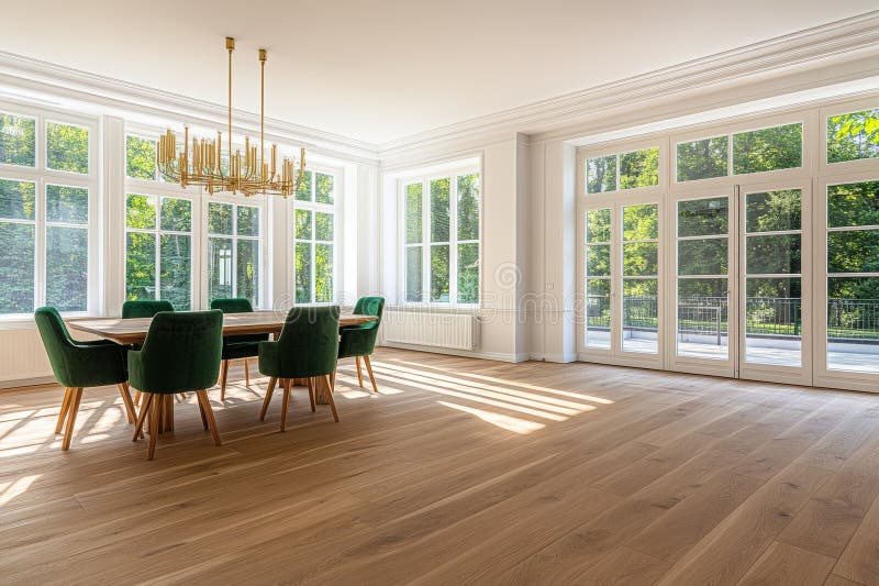 Interior Modern Apartment Boasts Balcony View City Stock Photos - Free ...