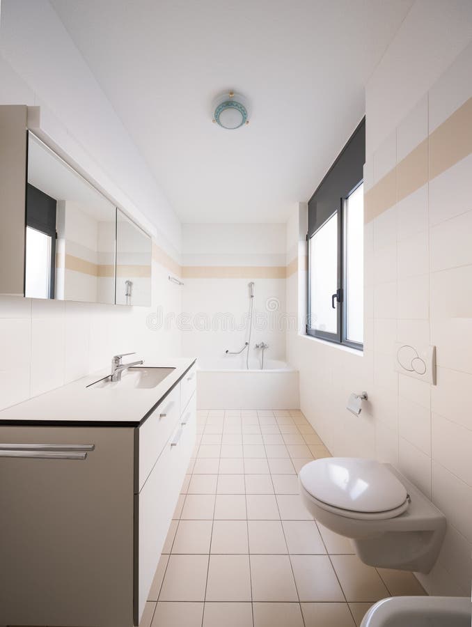 New, Clean and Empty Room Just Renovated Stock Photo - Image of modern ...
